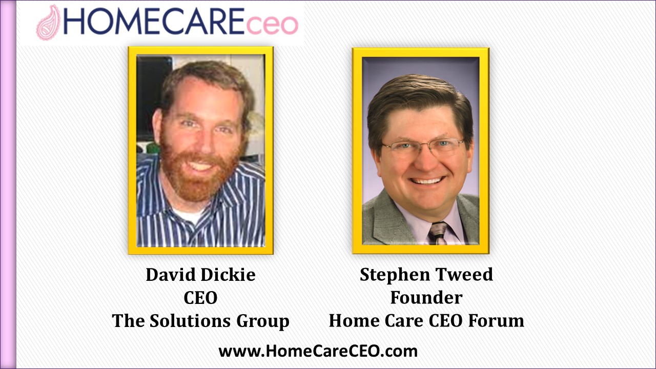Stephen Tweed Endorses The Solutions Group - Homecare CEO