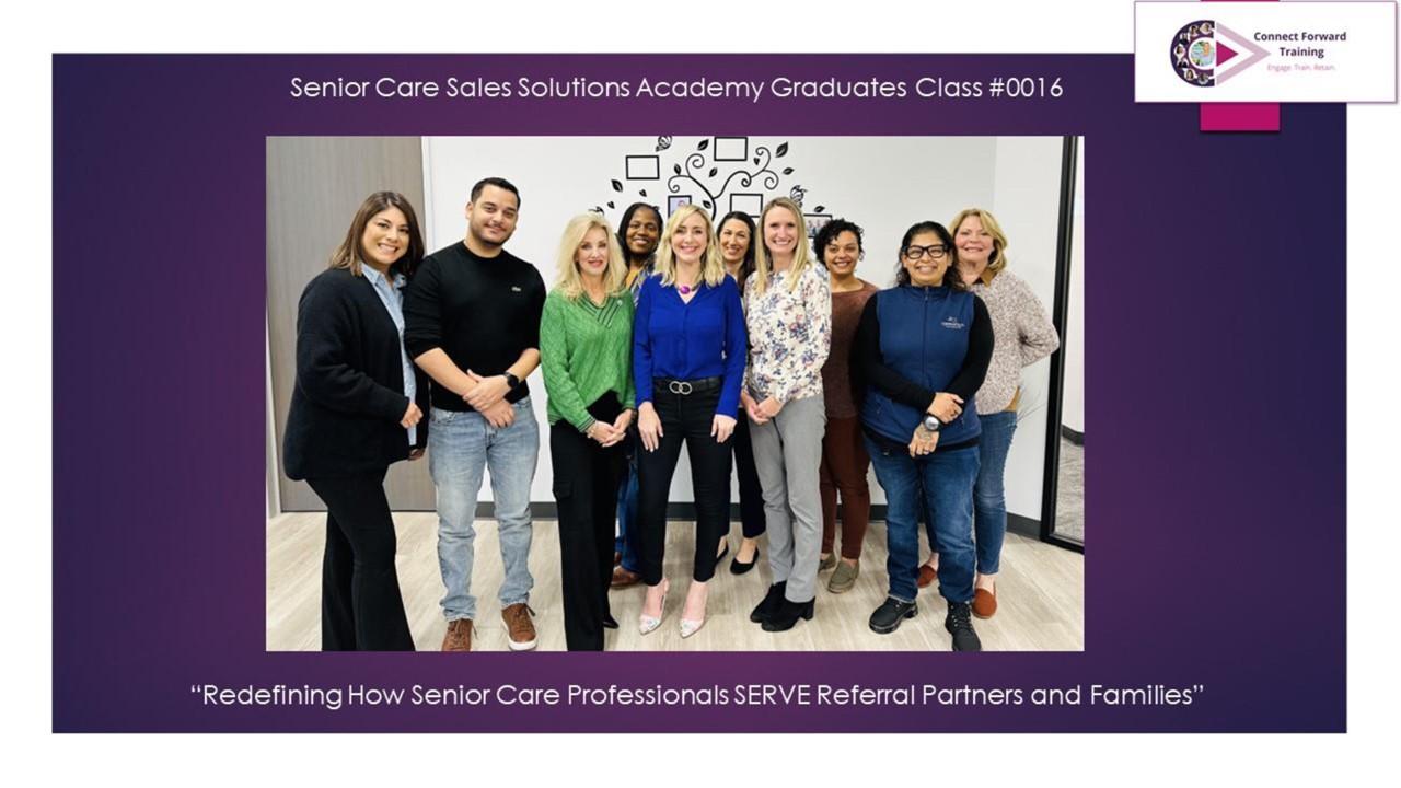 Train Your Sales Professionals with Connect Forward Training - Homecare CEO
